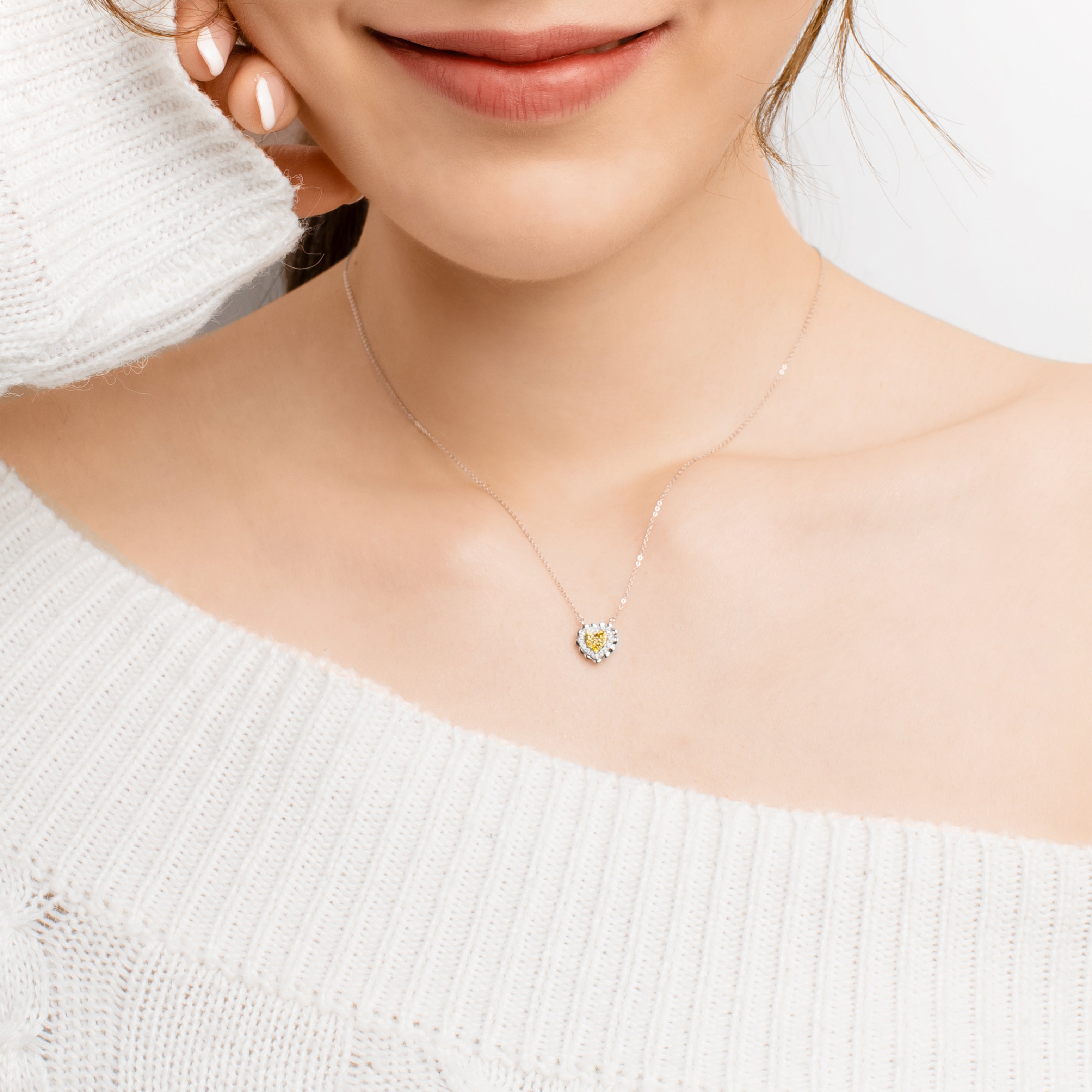 TWIST HEART NECKLACE – Lovemark Diamond